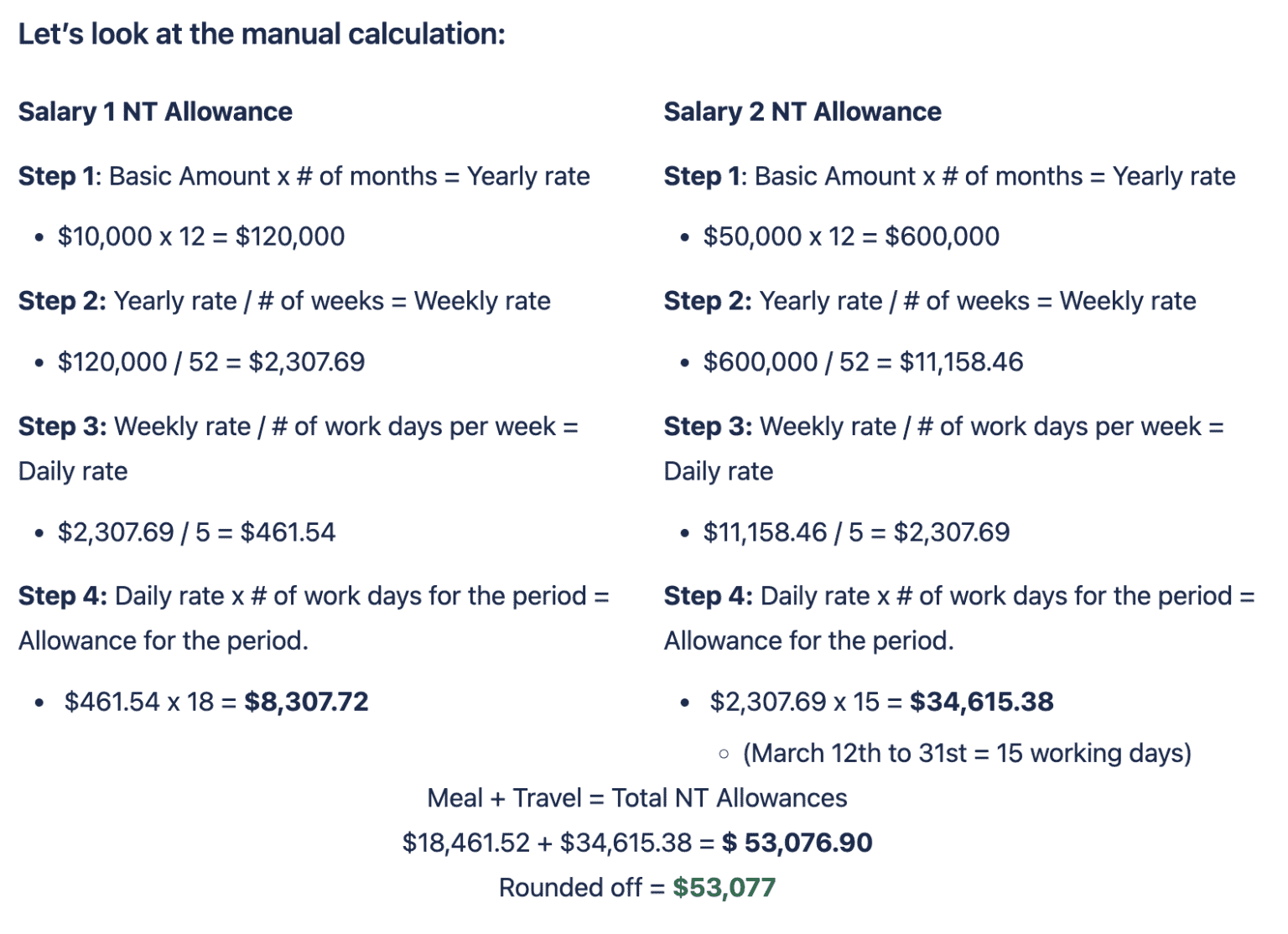 Payroll Allowance Calculations - TechlifyHR