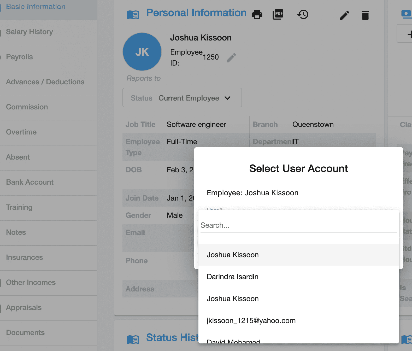 Setting up employee self-service user accounts - TechlifyHR