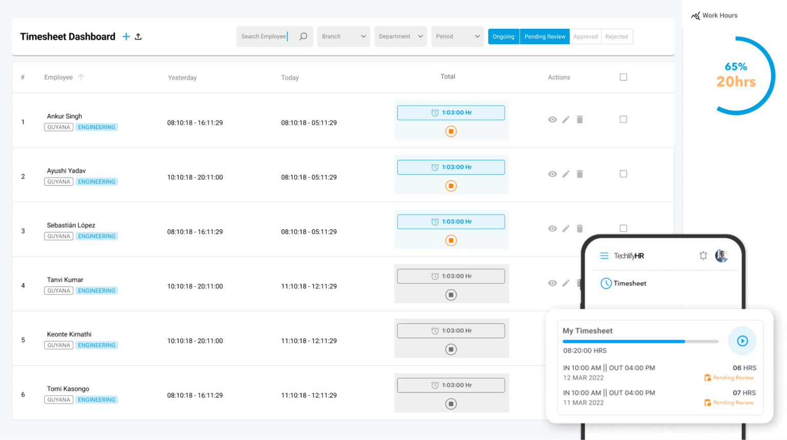 TechlifyHR – All-in-One HR & Payroll Platform