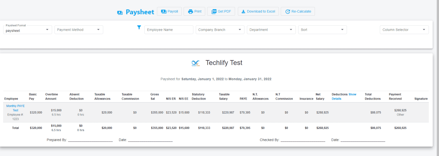 A review of the 2022 income tax changes - Techlify HRMS